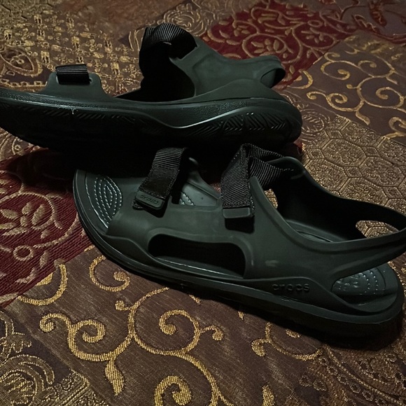 CROCS | Shoes | Crocs Double Velcro Strap Sandal | Poshmark